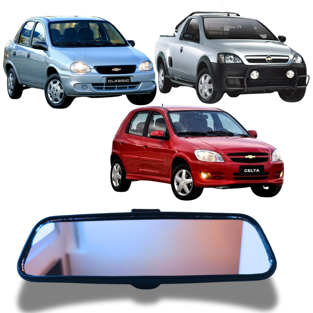 Retrovisor Interno Corsa Classic Hatch Celta Montana Prisma | Shopee Brasil