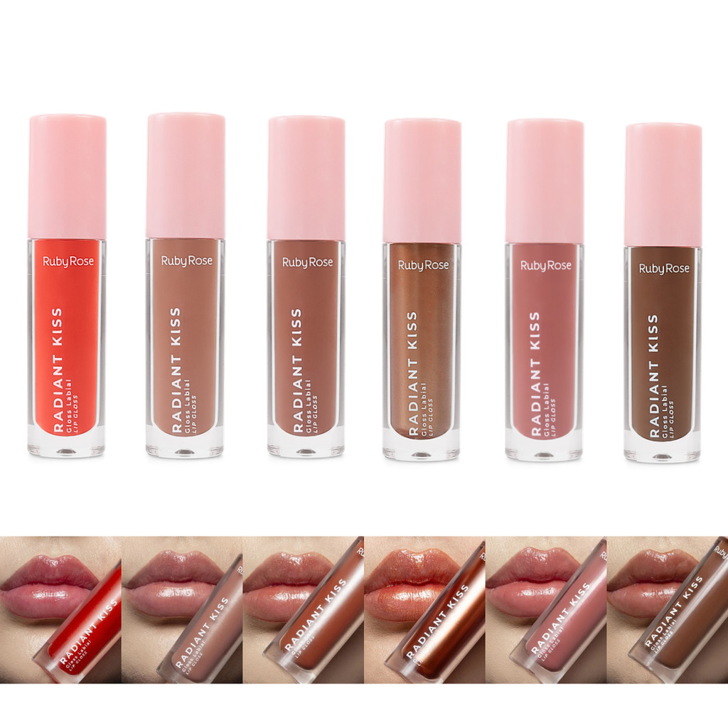 Gloss Labial Radiant Kiss Ruby Rose | Shopee Brasil