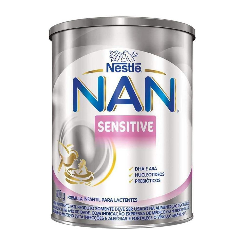 Fórmula Infantil NAN Sensitive com 800g | Shopee Brasil