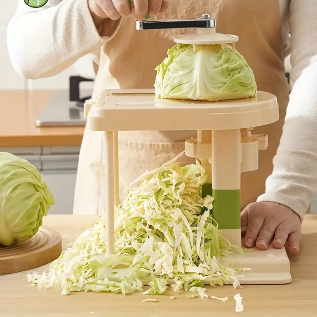 Mini Fatiador Cortador de Repolho Legumes Folhas Com Duas Lâminas ...