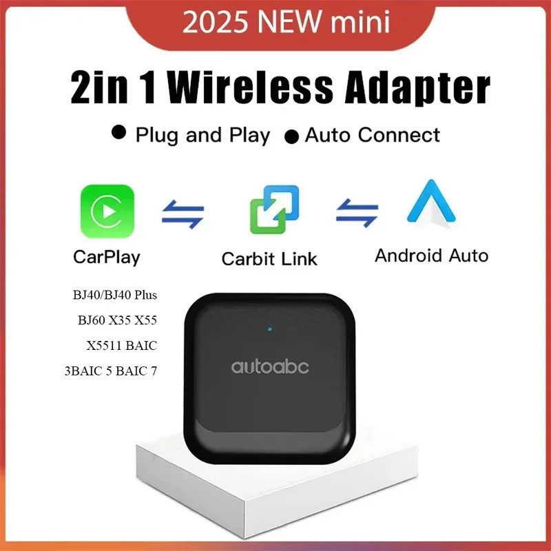 Adaptador Carbitlink Smartlink Phonelink para CarPlay Android sem fio ...