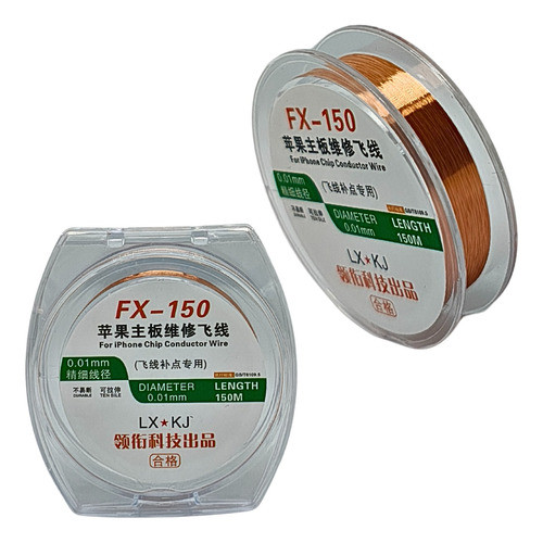 Fio De Jumper Fio De Cobre Esmaltado 0.01mm 150m Condutor | Shopee Brasil