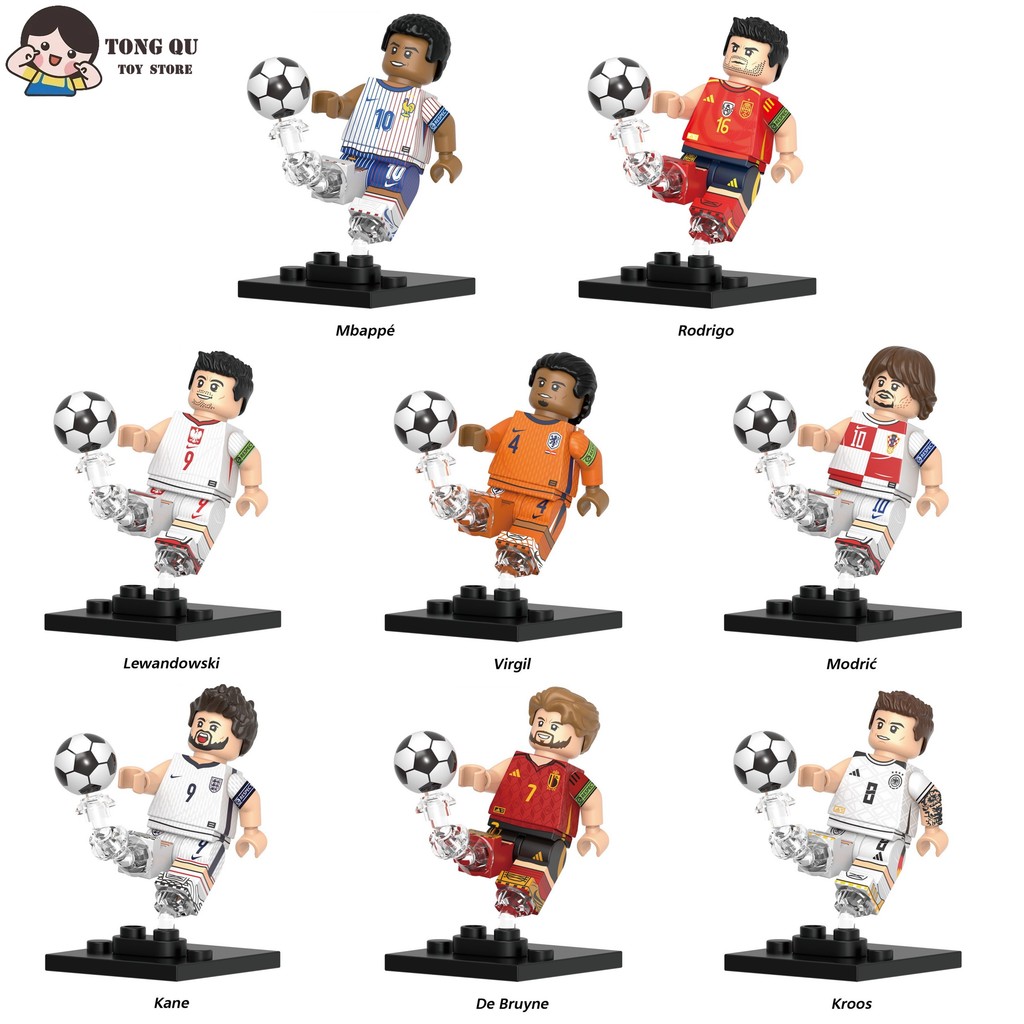 Minifiguras Da Copa Do Mundo Mbappe Bonecos De Futebol Modelos ...