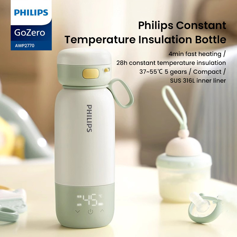 Philips Go Zero Garrafa De Isolamento De Temperatura Constante Sem Fio ...
