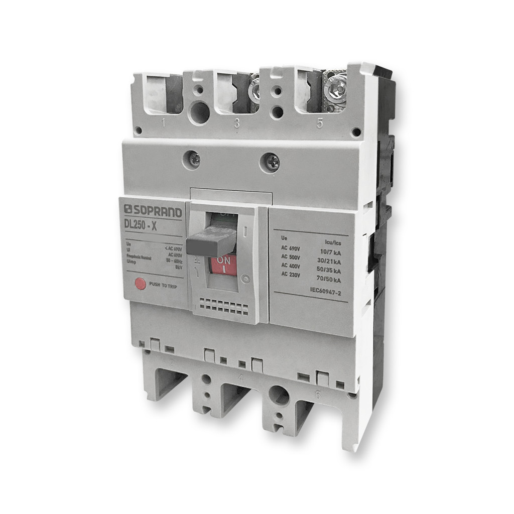 Disjuntor Caixa Moldada Tripolar 200a Soprano Dl-x | Shopee Brasil