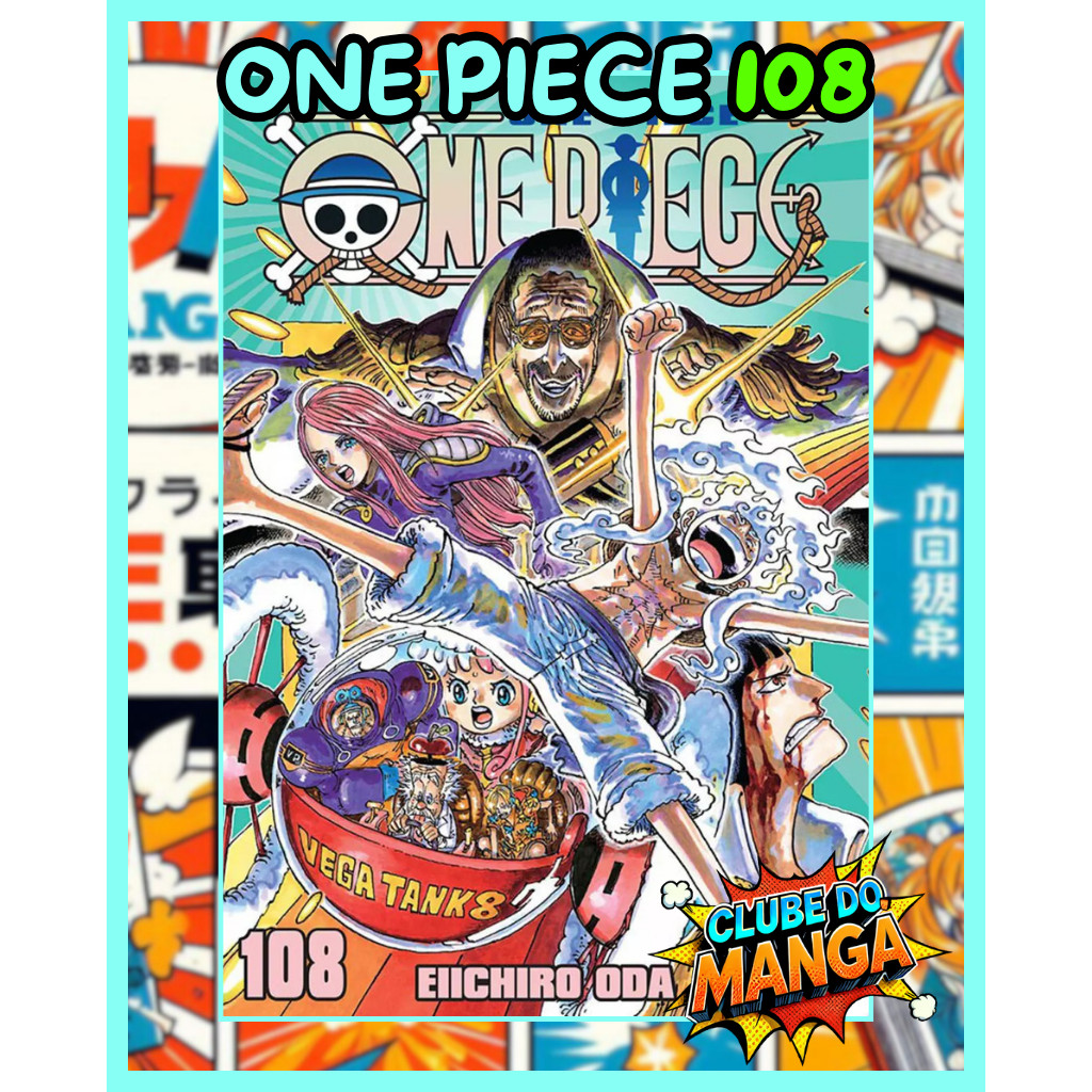 ONE PIECE VOL. 108 [MANGÁ] [PANINI] [CLUBE DO MANGÁ] [LUTA] [SHONEN ...