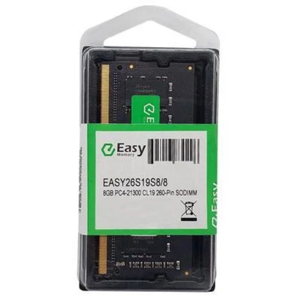 Memoria 8gb P/ Notebook Easy Memory Ddr4 2666mhz Easy26s19s8/8 | Shopee ...
