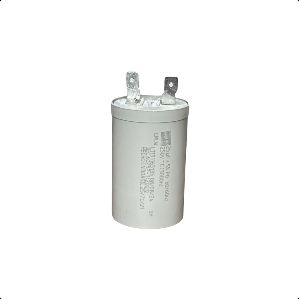 Capacitor De Partida 25uF Weg Para Motores Elétricos Diversos - Eco 684 ...