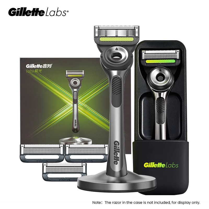 Gillette Razor Labs Gift Kit Flexdisc Blades Navalha De Barbear Para ...