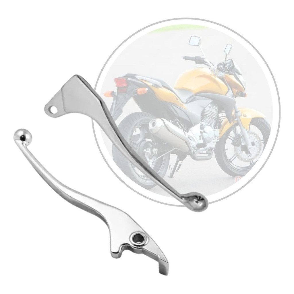 Manete Cromado Par Cb 300/ Cbx 250 Twister / Cbx 200 Strada | Shopee Brasil