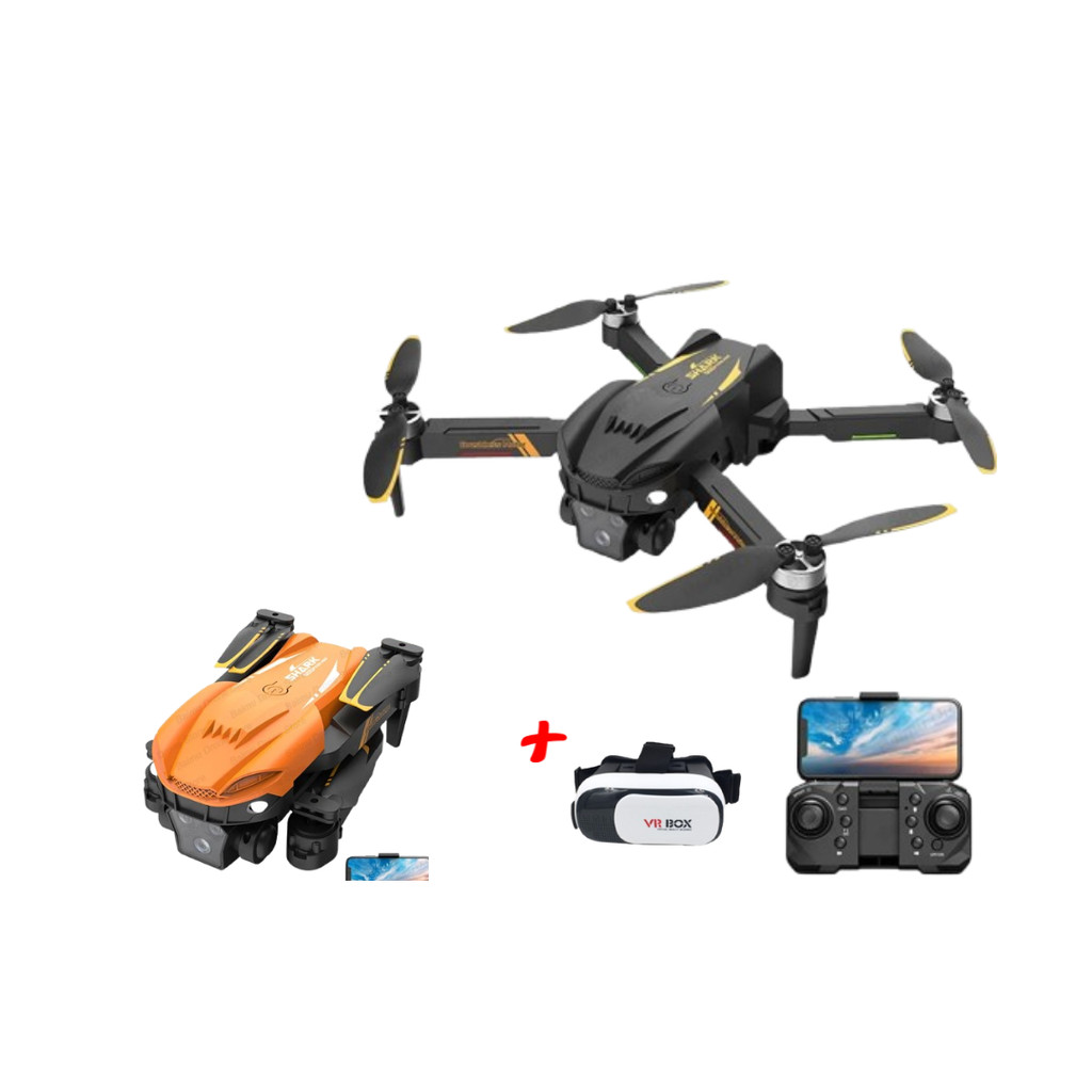 Drone Shark S6S Câmera HD, WiFi FPV, 2 Baterias + Óculos VR | Shopee Brasil
