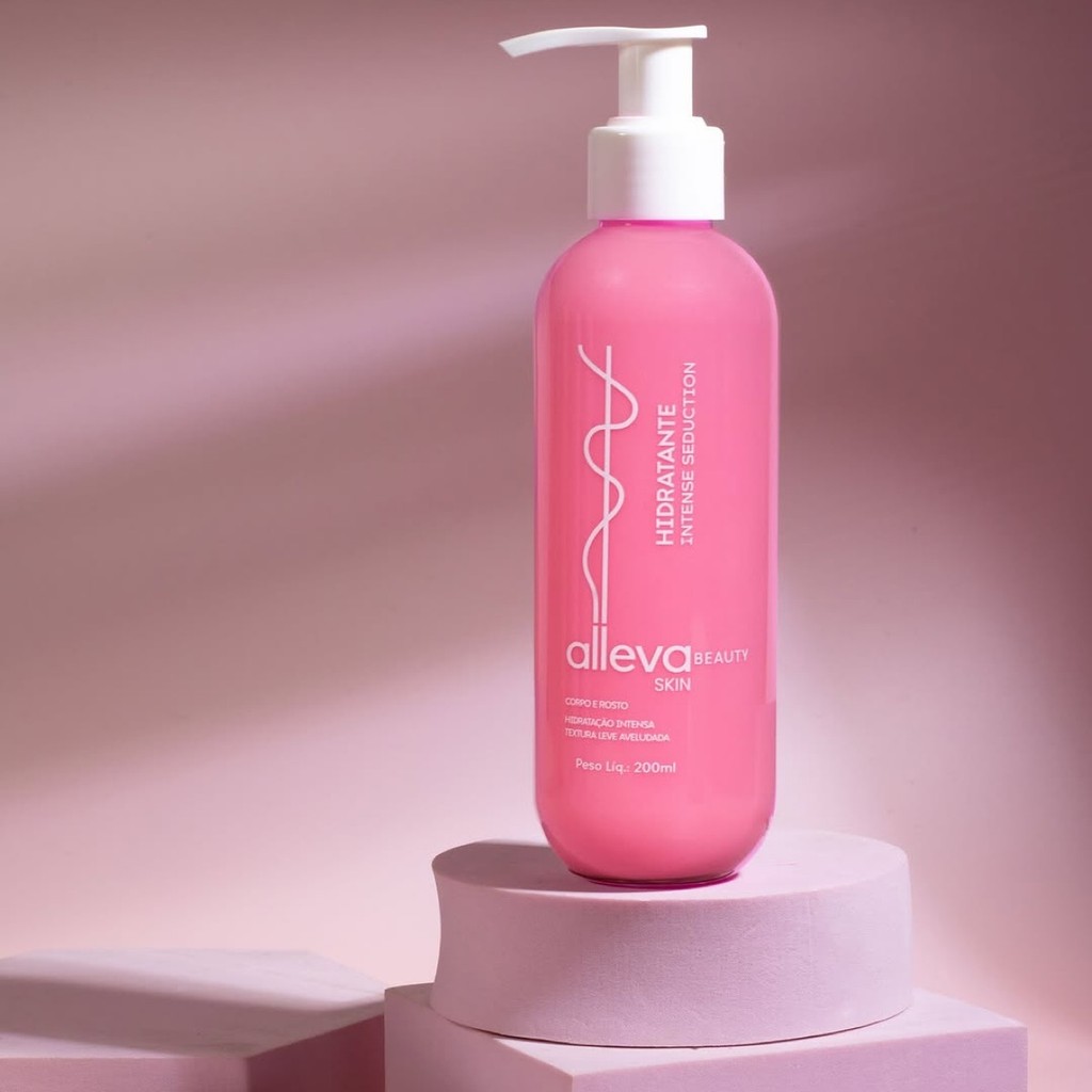 Hidratante Corpo e Rosto Rose Essence Alleva 200ml | Shopee Brasil
