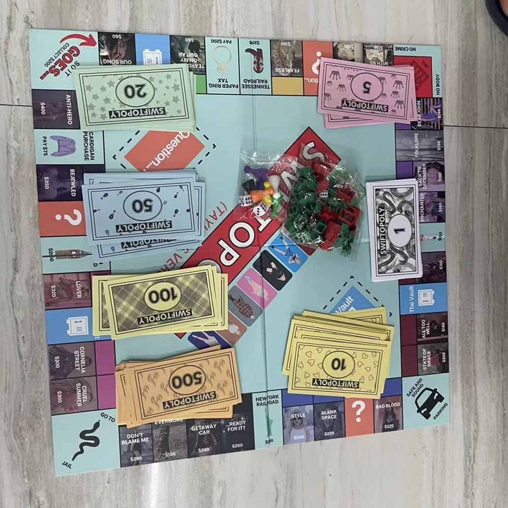 Monopoly Taylor Swift Inspired Board Game | Shopee Brasil