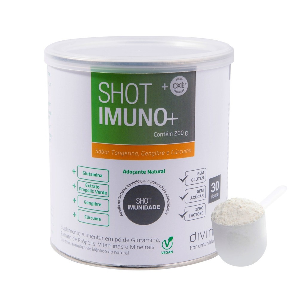 Shot Imuno Sabor Tangerina 200 Gramas + 10 sachê | Shopee Brasil