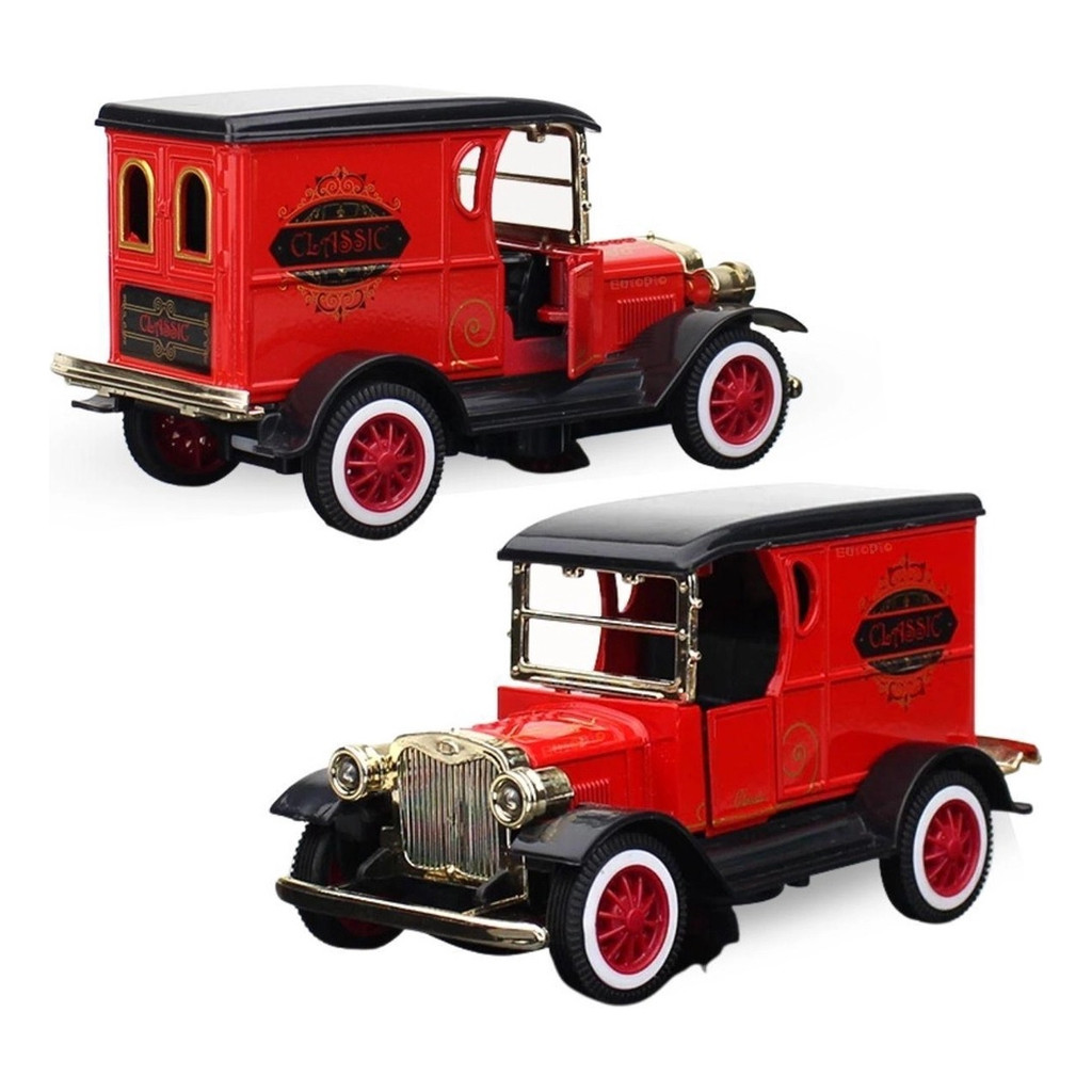 Carrinho Miniatura Antigo Calhambeque Clássico Portas Abrem | Shopee Brasil