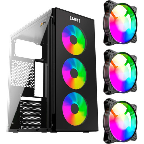 Gabinete Smog Clanm Com Ventilação Fan Cooler | Shopee Brasil