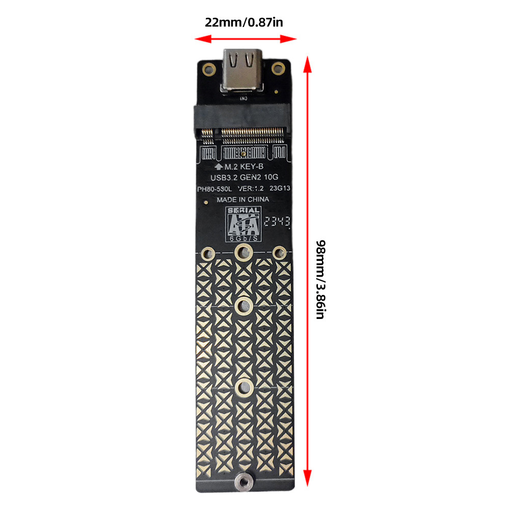 Adaptador De Disco Rígido M . 2 Chip JMS580 De Velocidade De 10 Gbps ...