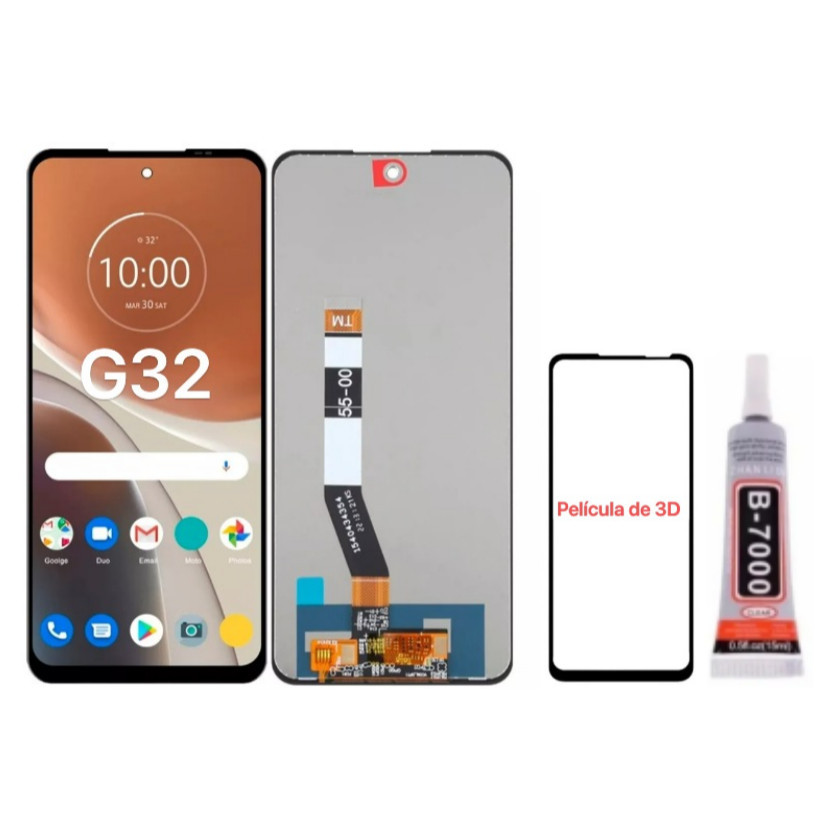 Frontal Touch Display Tela Original Vivid Motorola G32&G73 5G Moto XT2235-1 XT2237-1 + Pelicula ...