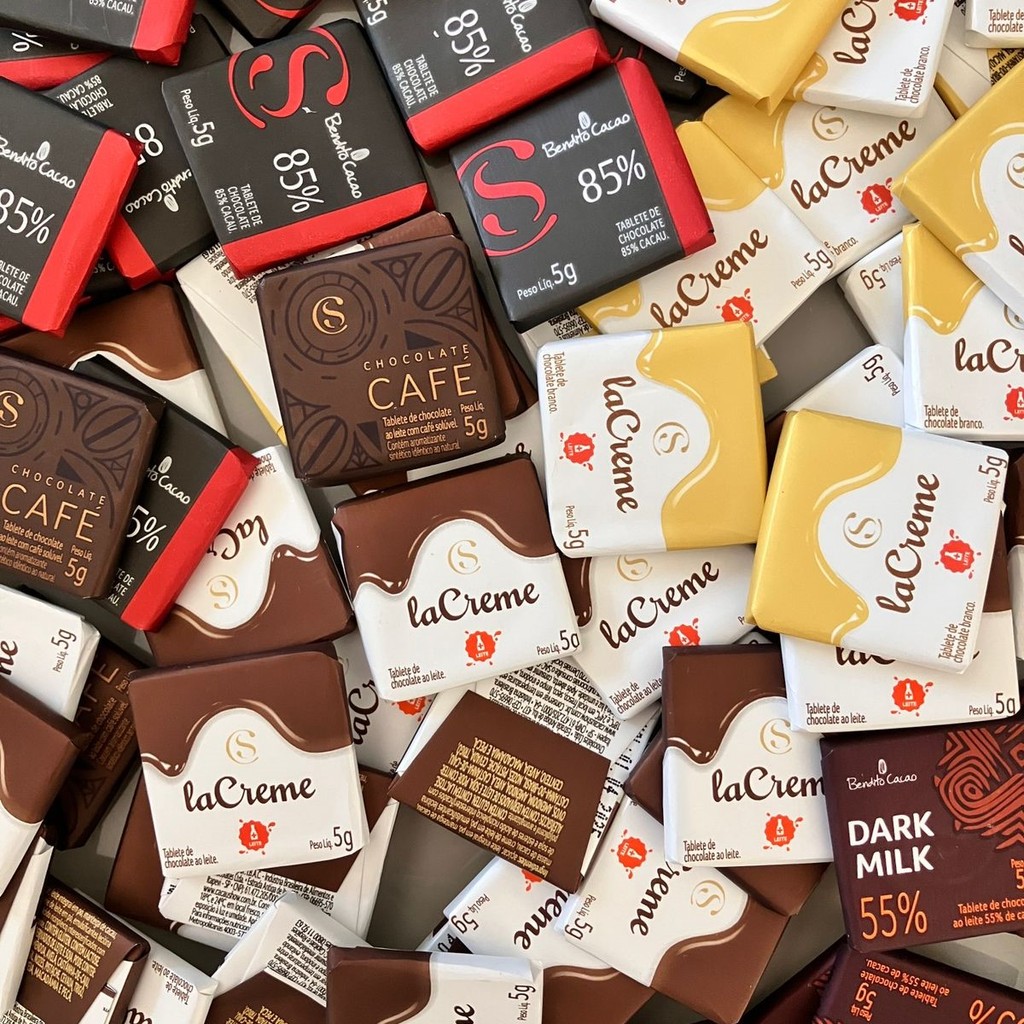 Kit 30 X Tabletes Chocolate 5g Cacau Show Sabores Sortidos | Shopee Brasil
