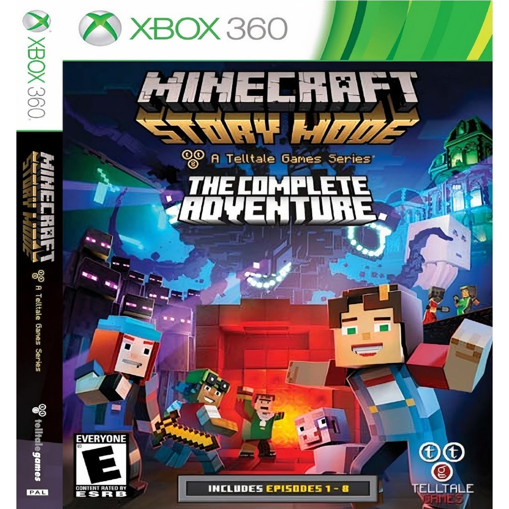 Minecraft Story Mode - Xbox 360 Desbloqueado - LT (LT3.0/LTU) - Mídia Física | Shopee Brasil