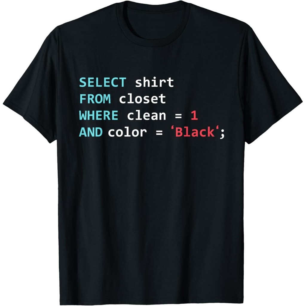 Camiseta Programador SQL Query Geek Database Codificação | Shopee Brasil