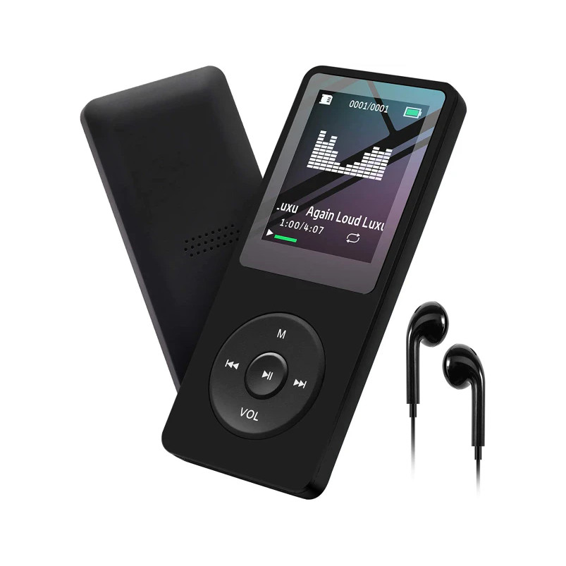 Leitor De MP3 32GB Com Alto-Falante Rádio FM Fone De Ouvido Portátil ...