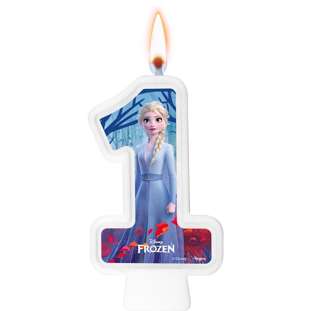 Vela Frozen Número 1 Decoração Festa topo aniversário | Shopee Brasil