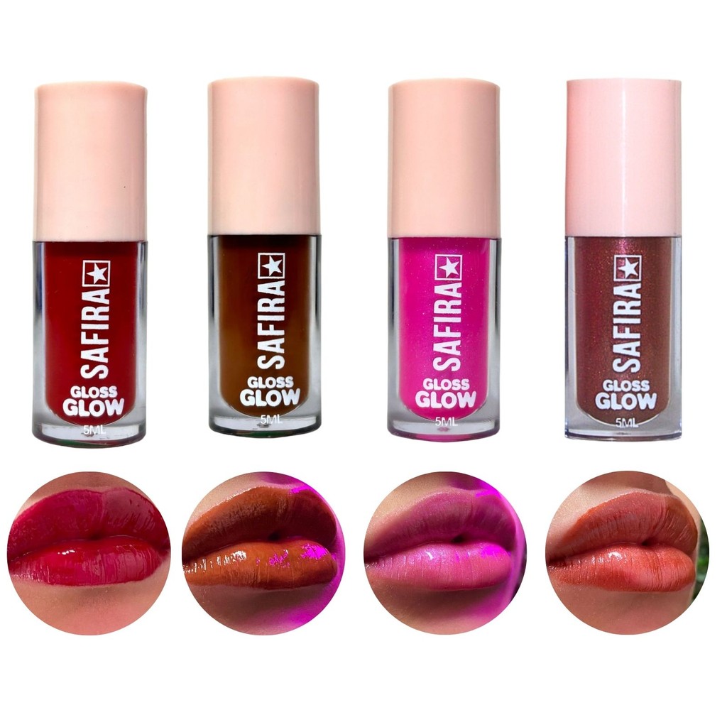 Gloss Hidratante Labial Glow Safira | Shopee Brasil