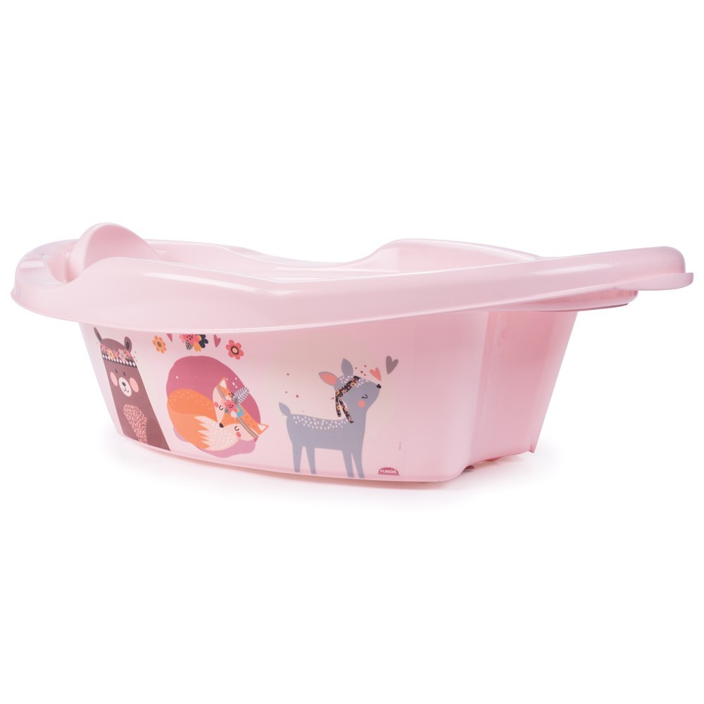 Banheira Bebê Menina Plasútil Bichinhos Petit 21 Litros | Shopee Brasil