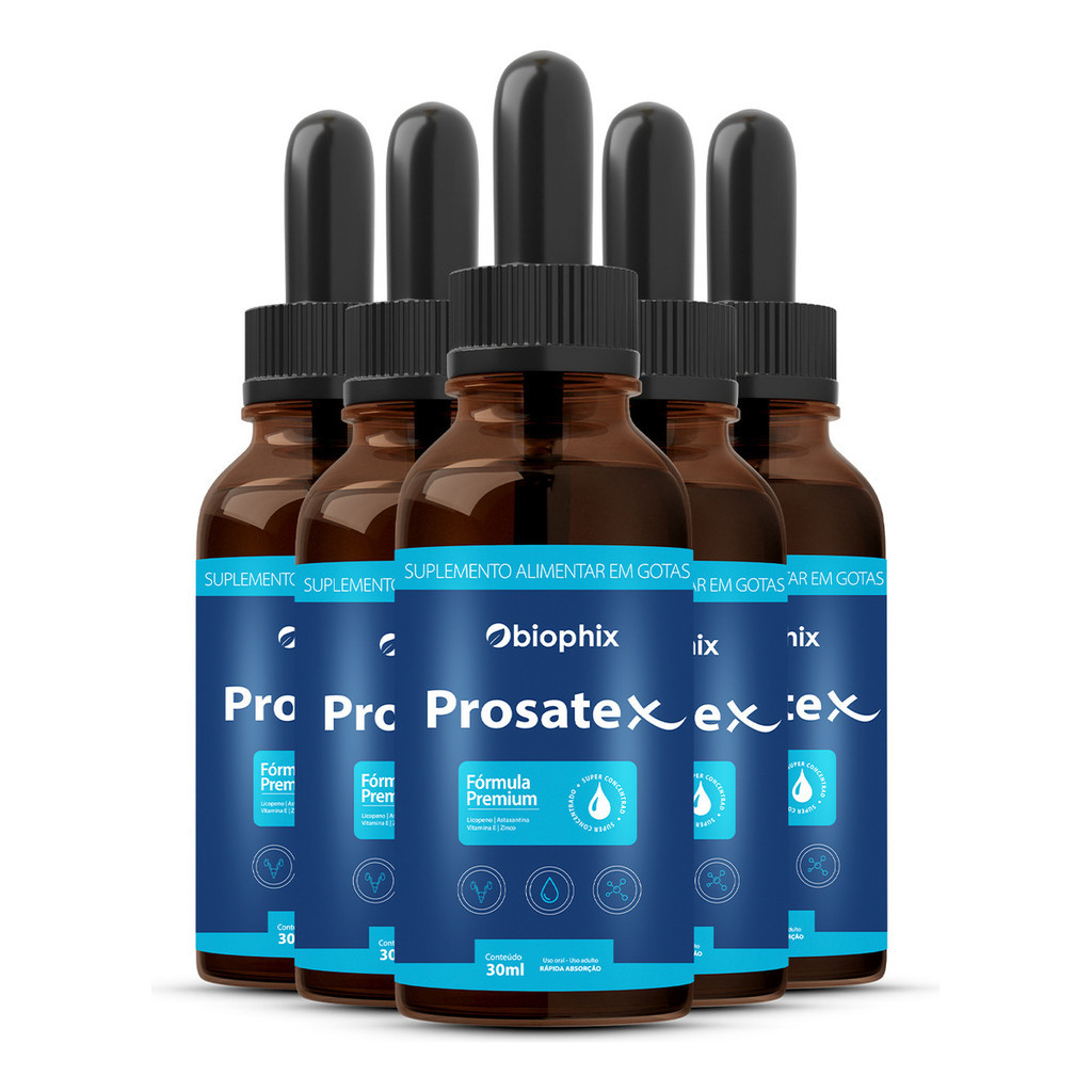 Kit 5 Prosatex Original Gotas 30ml | Shopee Brasil