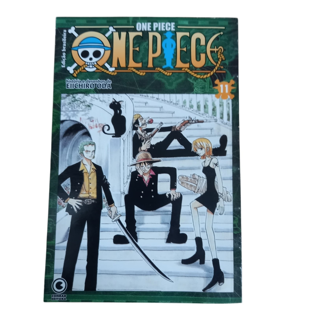 Mangá One Piece - Volume 11 autor Eichiro Oda | Shopee Brasil