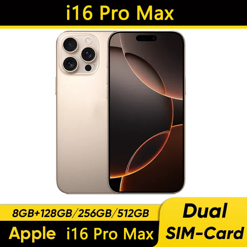Celular Novo Apple-i16 Pro Max 6.9 Polegadas e 8GB 256GB/512GB 5G Dual-sim A18 iOS18 | Shopee Brasil
