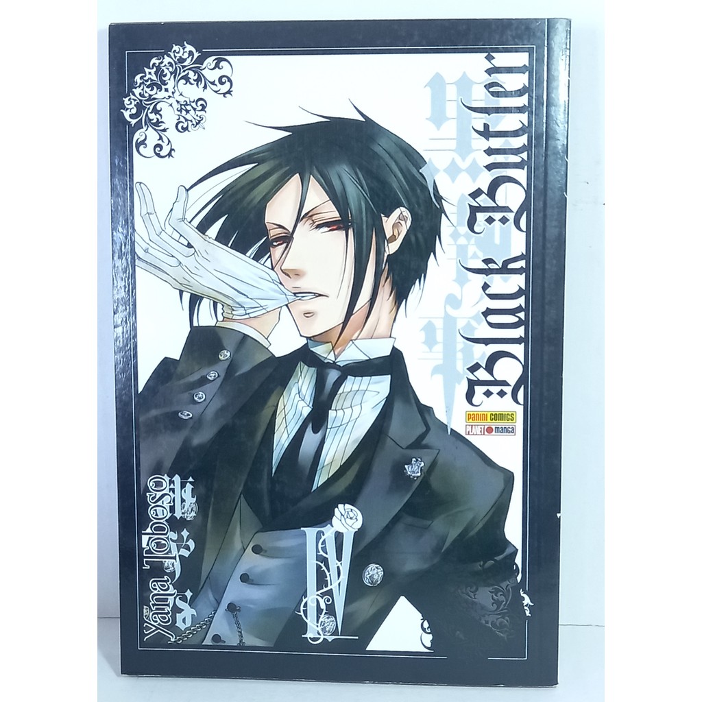 Mangá Black Butler Volume 4 por Yana Toboso Editora Panini Comics ...
