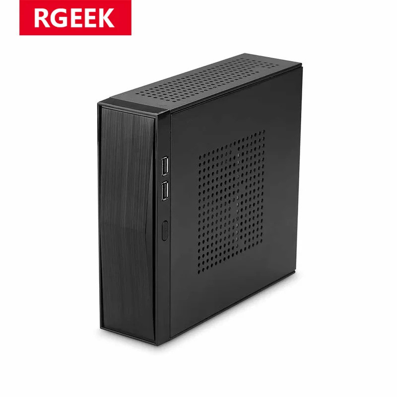RGEEK C01 SECC Chassi Pequeno Gabinete de Computador Industrial Desktop ...