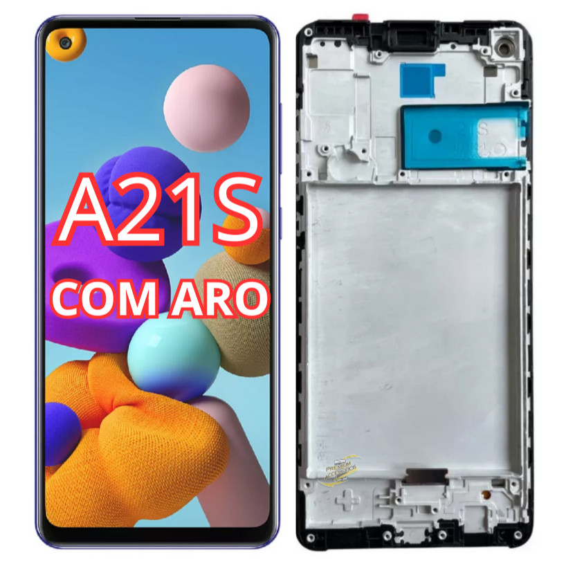 Tela Frontal Display Touch Lcd A21s Com Aro / Sem Aro /VIVID Compativel SM-A217F/DS - A Pronta ...