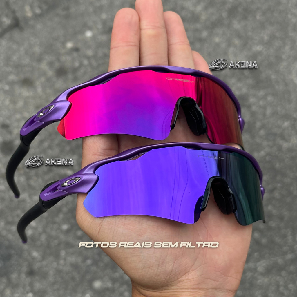 Óculos Radar EV Custom Lilac Metallic | Shopee Brasil