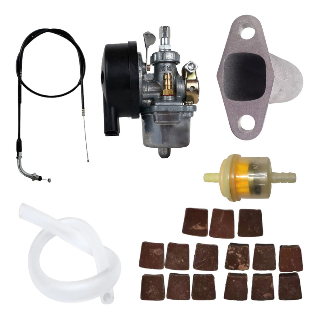 Kit Carburador C/ Cabo Acelerador Motorizada 80cc + Brindes | Shopee Brasil