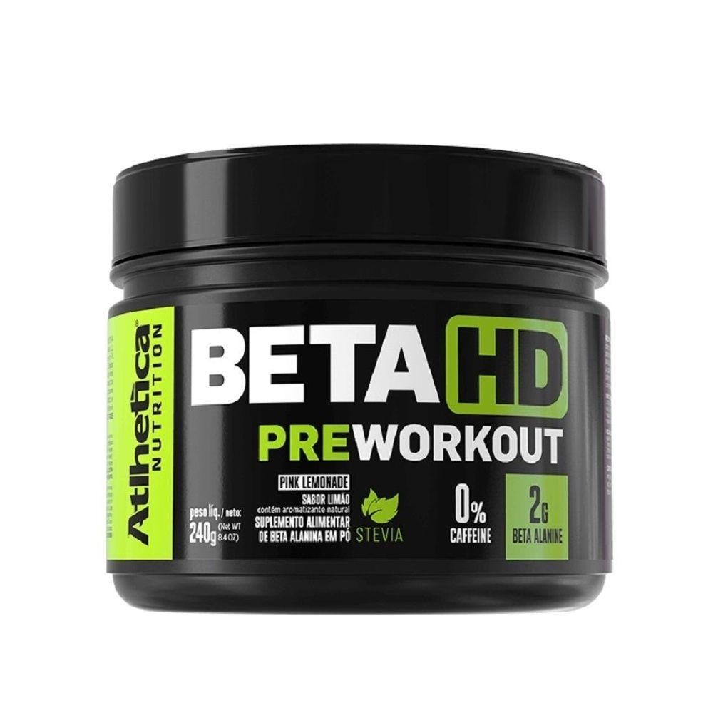 Beta Hd Pre Workout (240g) - Atlhetica Nutrition Sabor pink Lemonade S ...