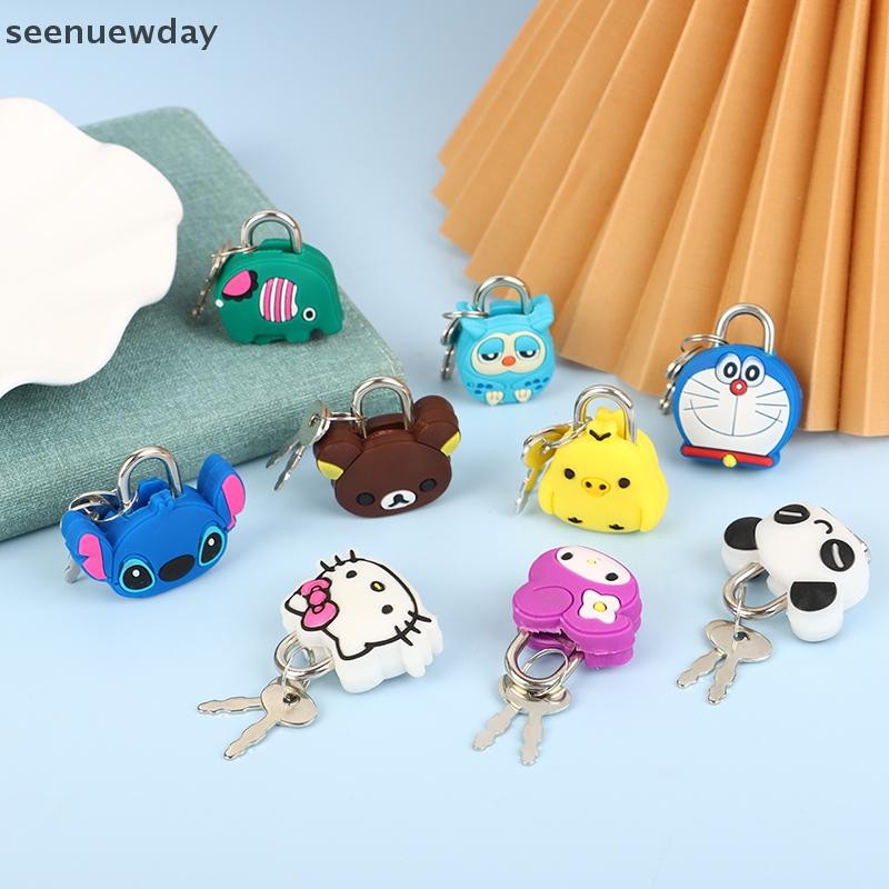 [seenuewday] Bloqueio De Boneca De Desenho Animado Mini Cadeado De ...