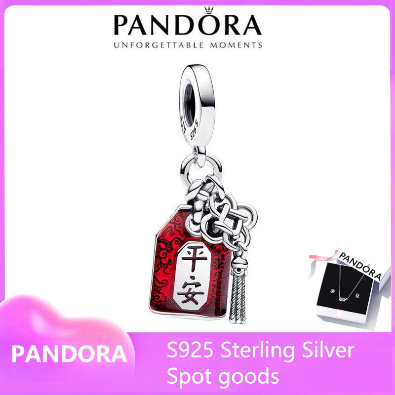 Pandora de prata s925 100% Original [793054C c01] Amuleto Duplo da ...