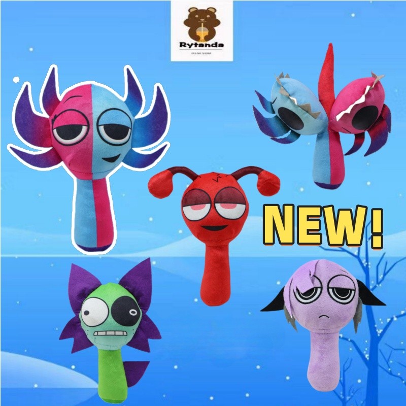 Rytanda Sprunki Plush Incredibox Plushies Figura Almofadas Para ...