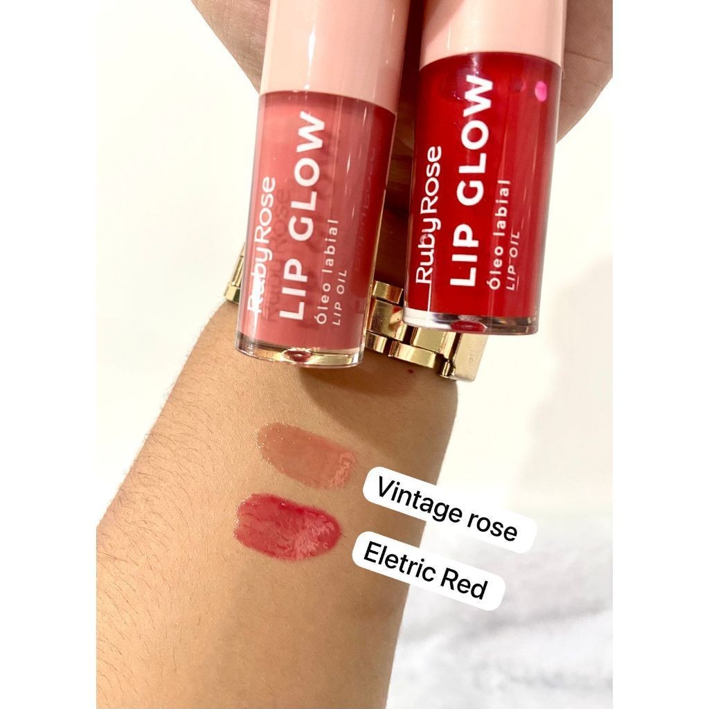 Lip Glow Óleo Labial Ruby Rose HB L6502 | Shopee Brasil