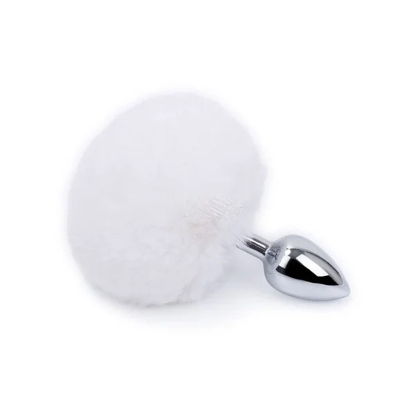 Plug Anal De Metal Pompom Rabo De Coelho Pelúcia Ânus | Shopee Brasil