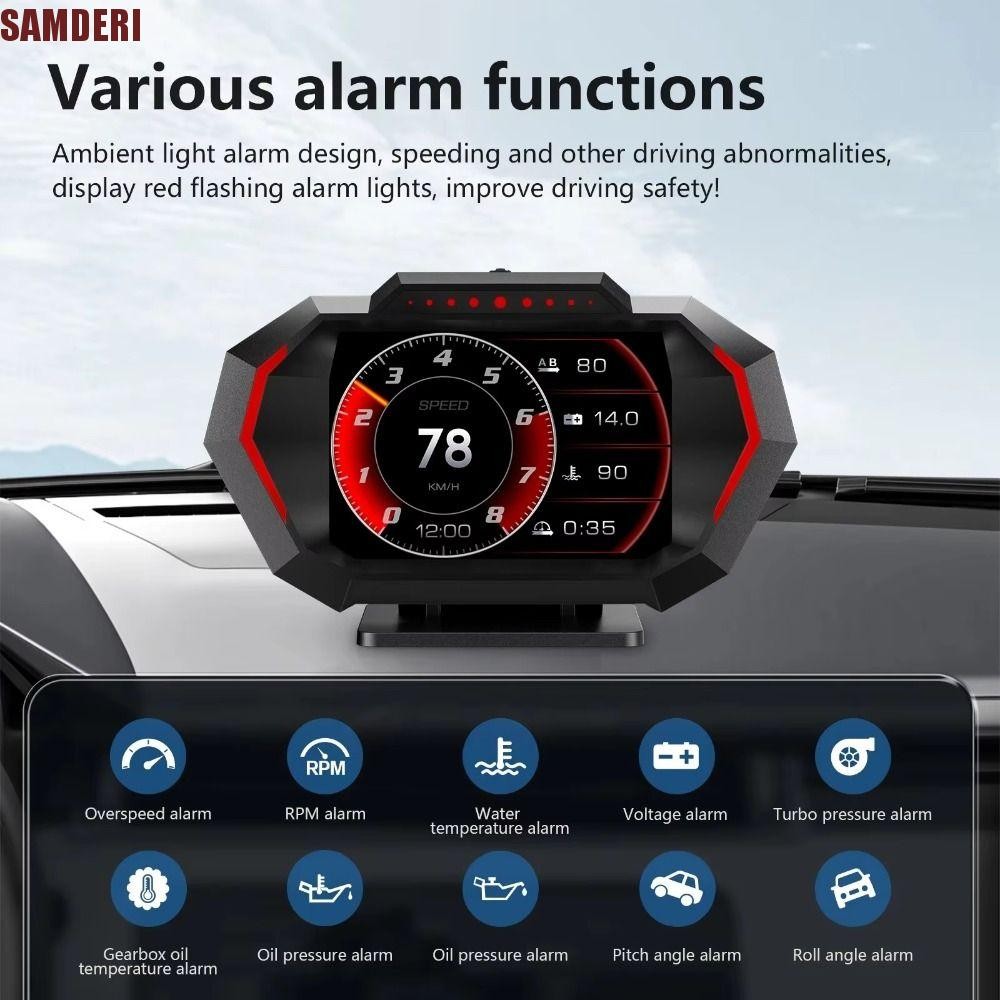 SAMDERI Car Head Up Display , Velocímetro Digital Universal HUD ...