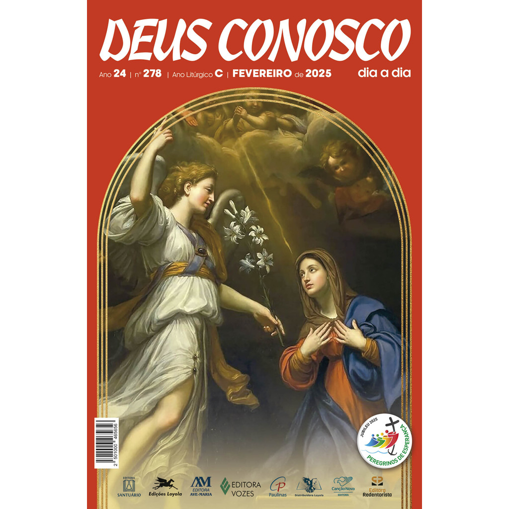 Livro Deus Conosco Dia A Dia Tradicional Fevereiro 2025 | Shopee Brasil