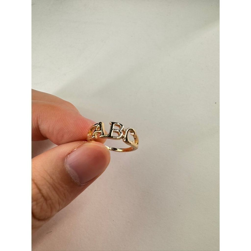 Anel Infantil ABC Material liga - Anel Formatura | Shopee Brasil