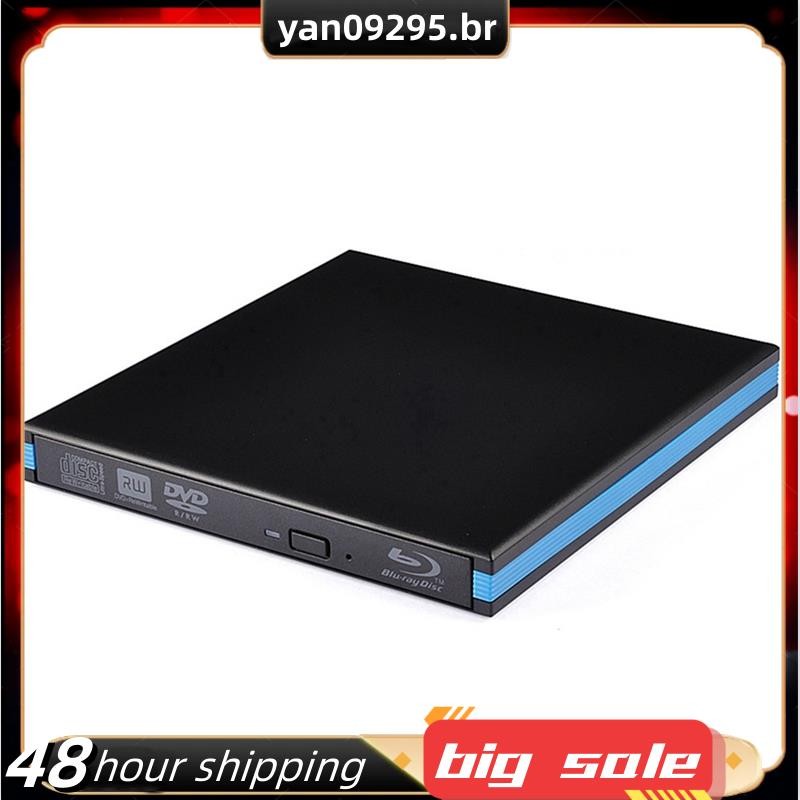 Blu-Ray Burner Player USB 3.0 CD DVD Leitor Externo De Gravador De ...