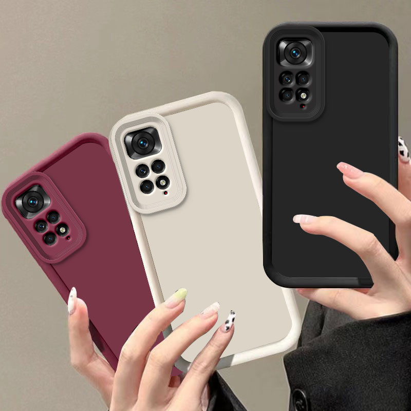 Para Redmi Note 11 Pro 4G 5G/10S 11S 9S Capa Pacote Completo Luxo Fosco ...