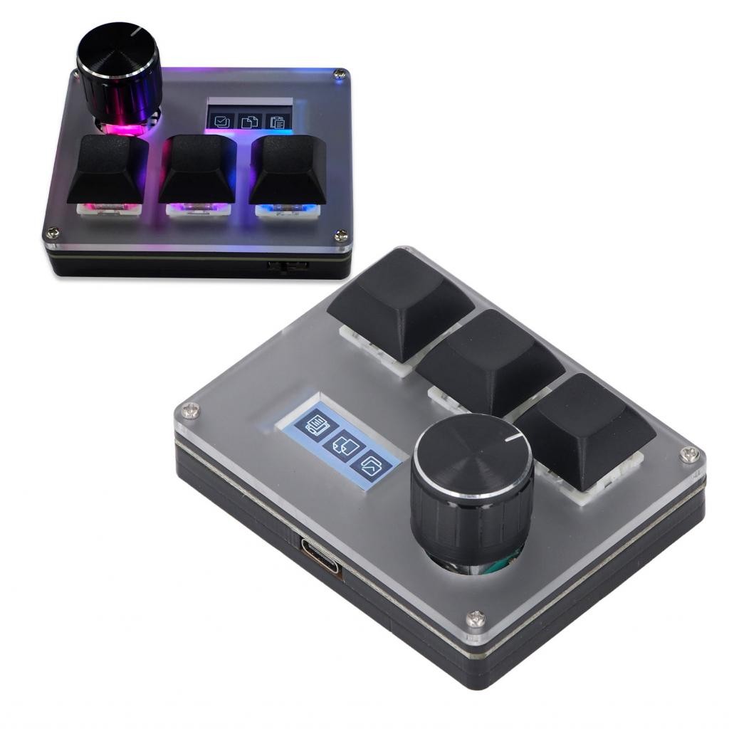 Custom Keyboard 5V 1A 3 Keys Small Keypad Scenario Modes for Daily ...