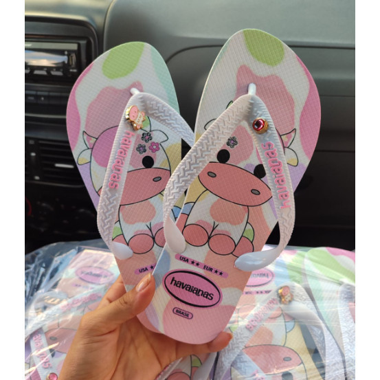 Chinelo havaianas Vaquinha Infantil Adulto Promoção avaiana | Shopee Brasil